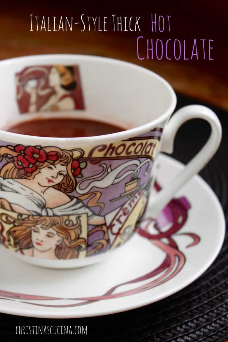 Italian Hot Chocolate (Cioccolata Calda Densa) - Authentic Italian ...