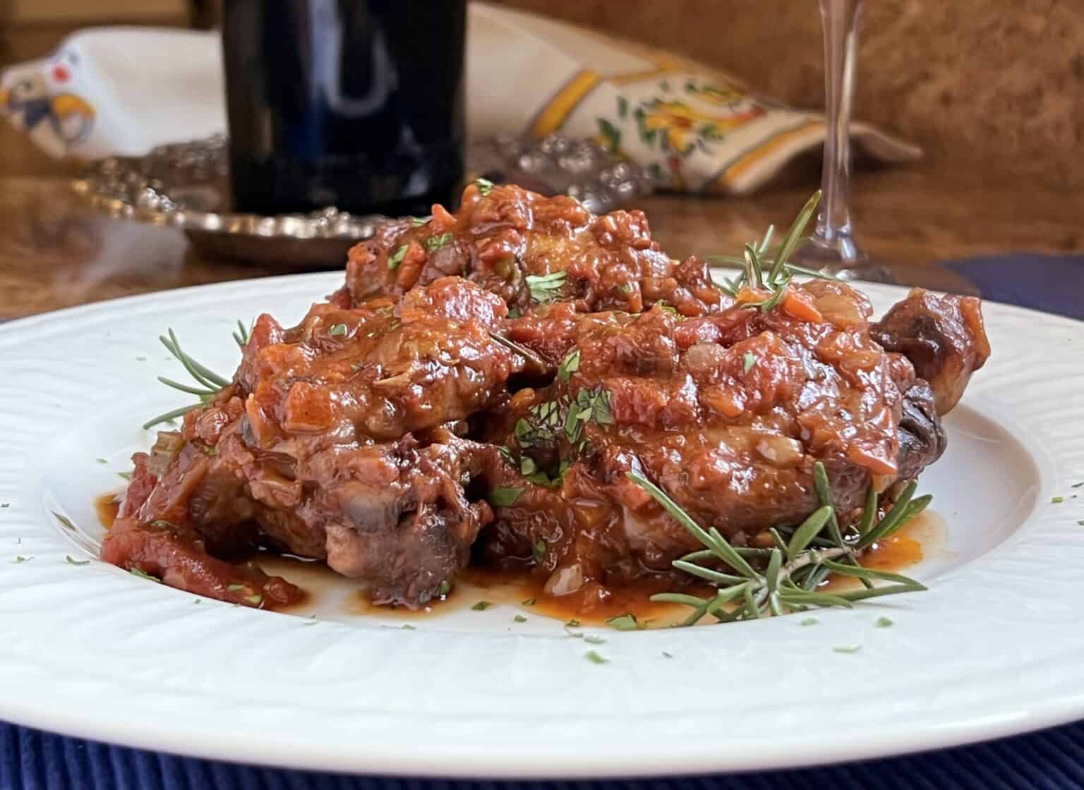 Chicken Cacciatore (Easy and Authentic Italian Recipe)-One Pan or Slow ...