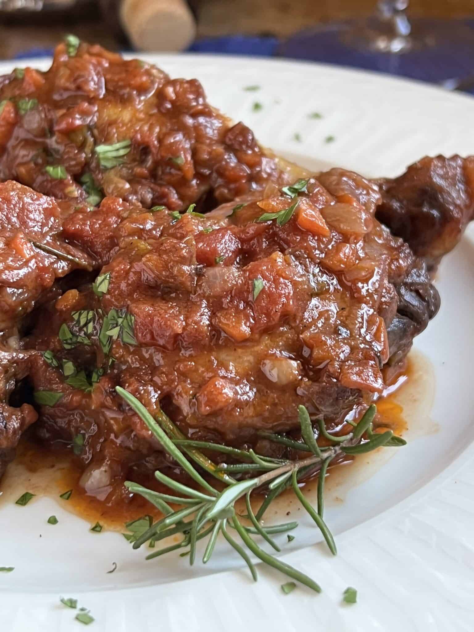 Chicken Cacciatore (Easy and Authentic Italian Recipe)-One Pan or Slow ...