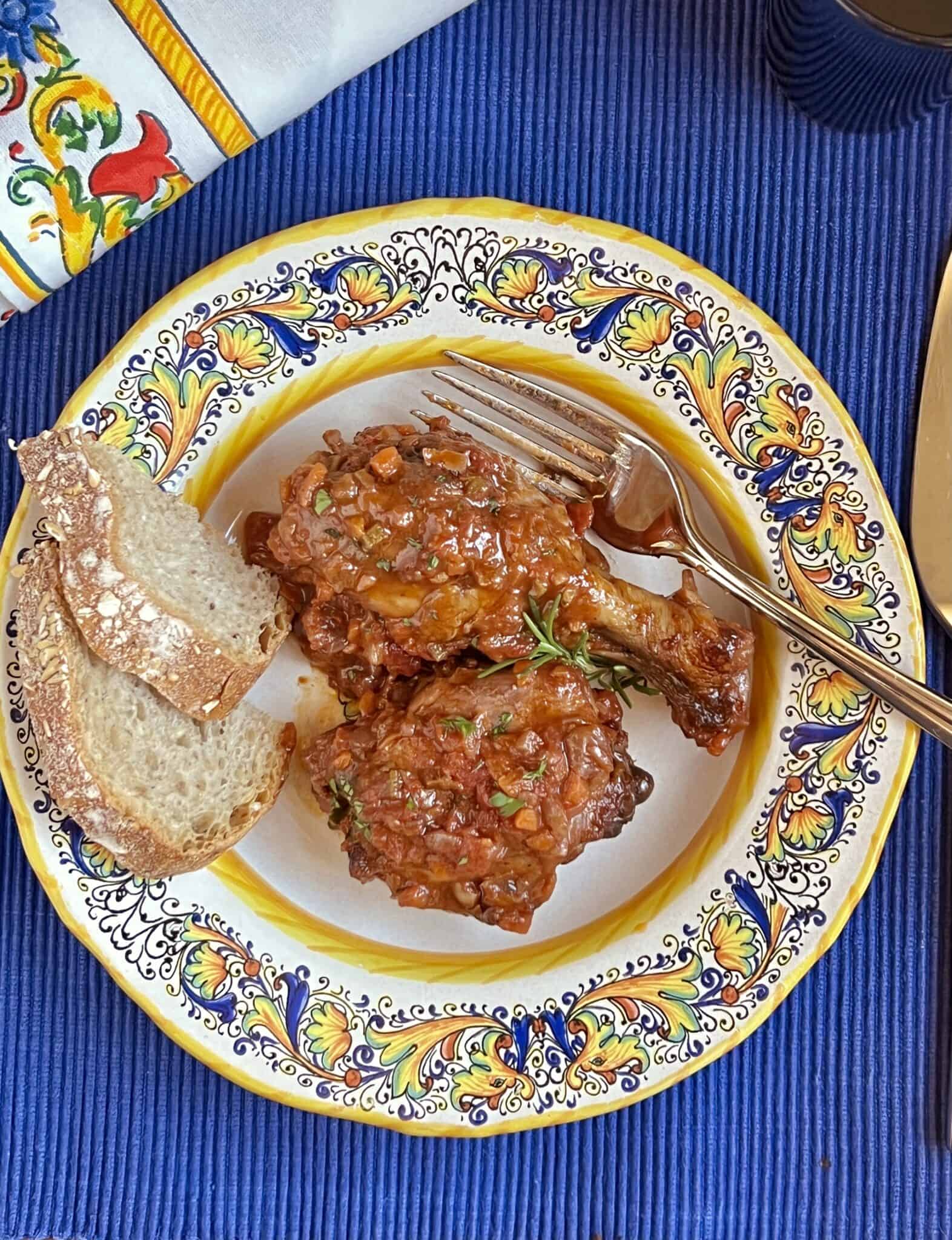 Chicken Cacciatore (Easy and Authentic Italian Recipe)-One Pan or Slow ...