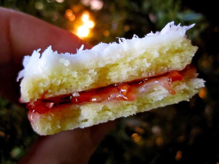 Scottish Snowballs (Raspberry Jam Sandwich Cookies Dipped in Coconut ...