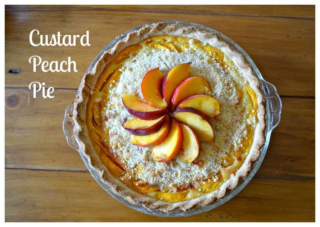 Peach Custard Pie - Authentic Italian & Scottish Recipes & Travel ...