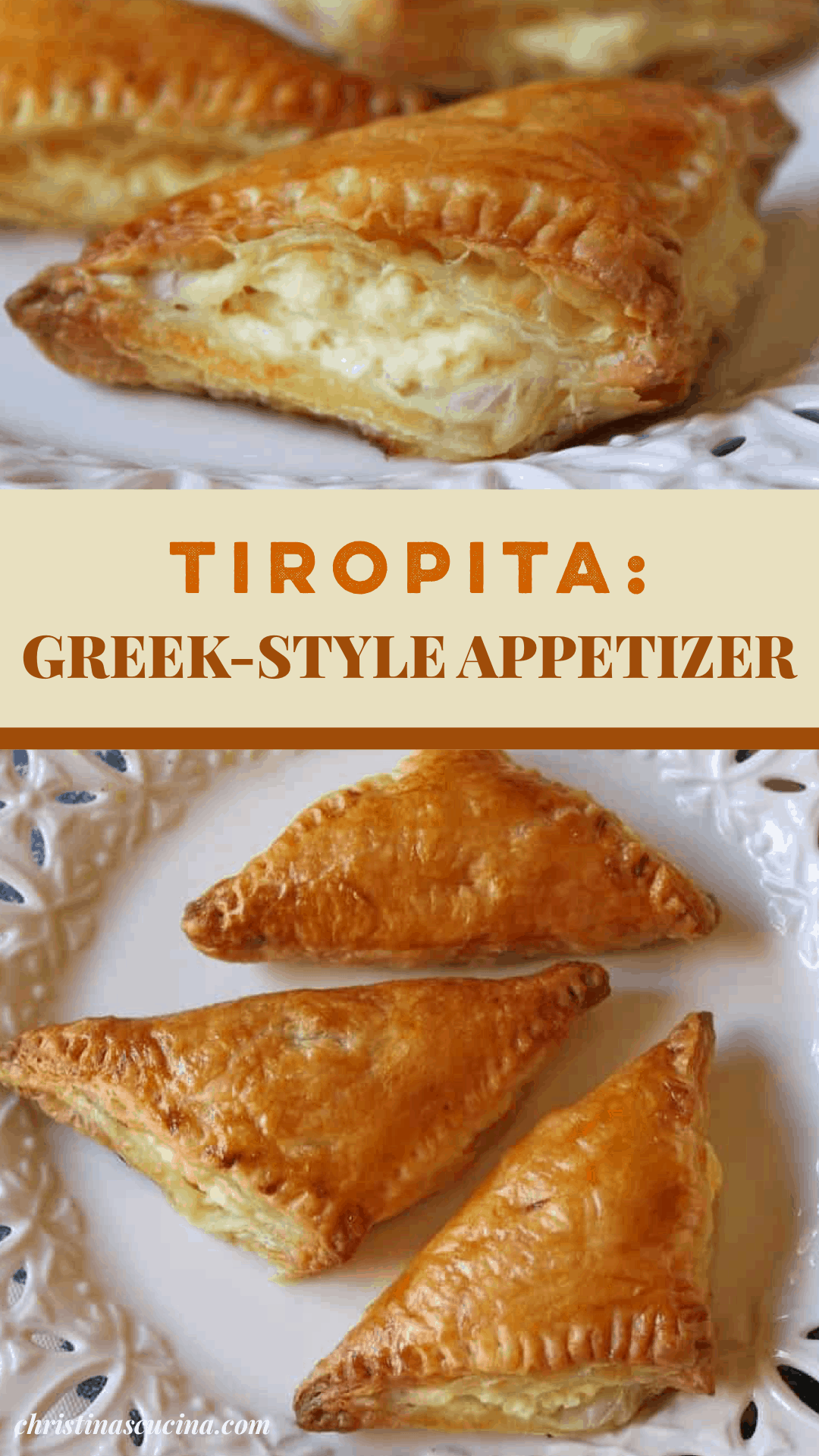 Tiropita: A Greek-Style Feta Cheese Appetizer (with Puff Pastry ...