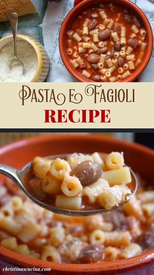 Pasta Fagioli Soup - Authentic Italian & Scottish Recipes & Travel ...