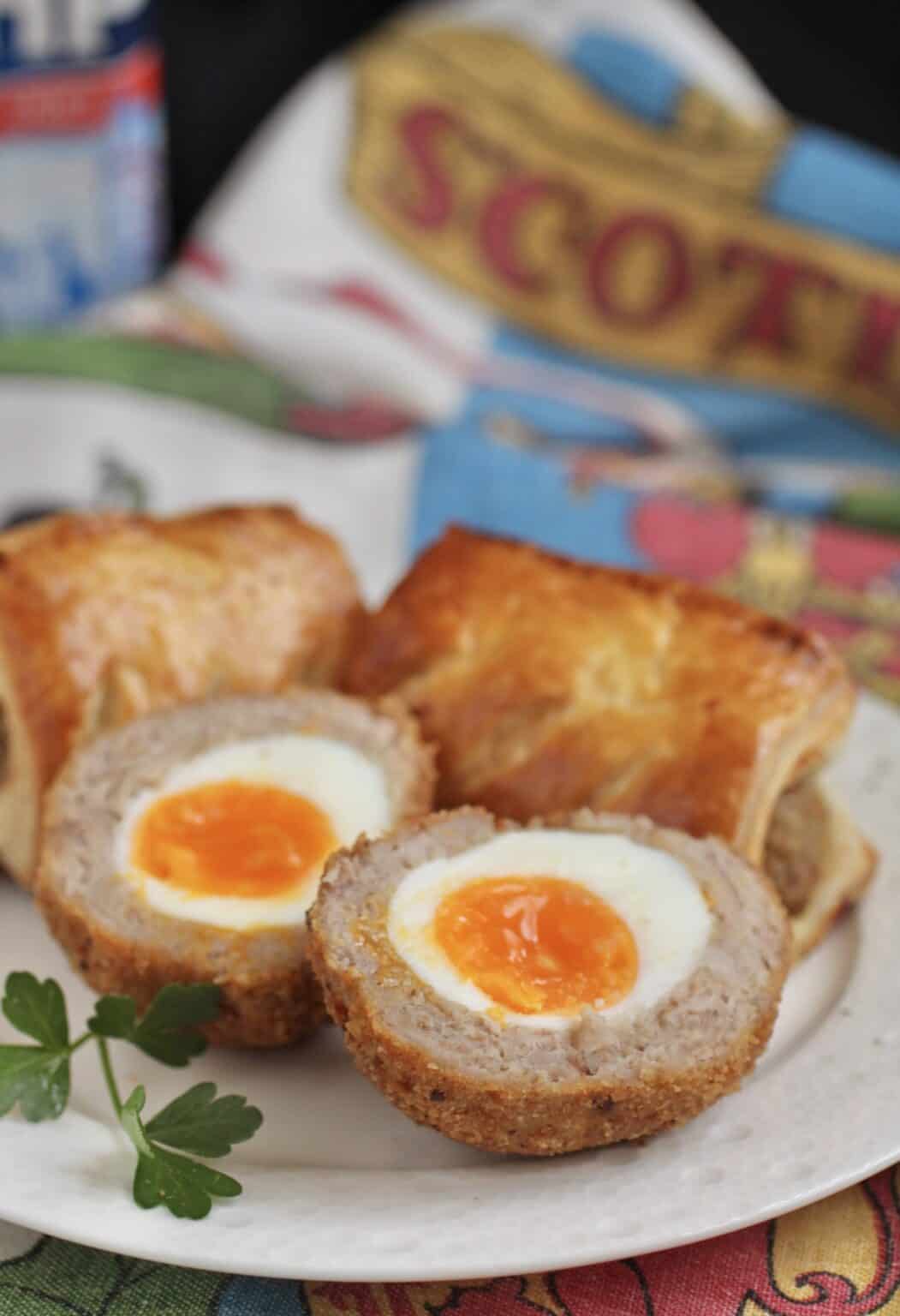 Scotch Eggs ~ Deep-Fried, Sausage-Covered Hard Boiled Eggs - Authentic ...