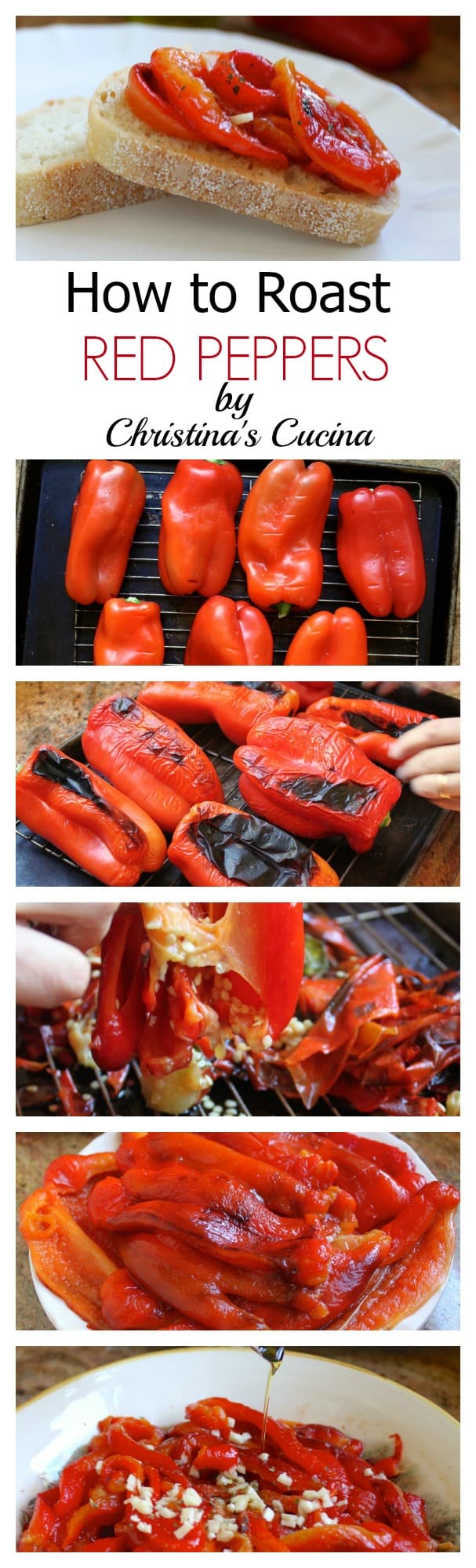 How to Roast Red Peppers and How to Use Them - Authentic Italian ...