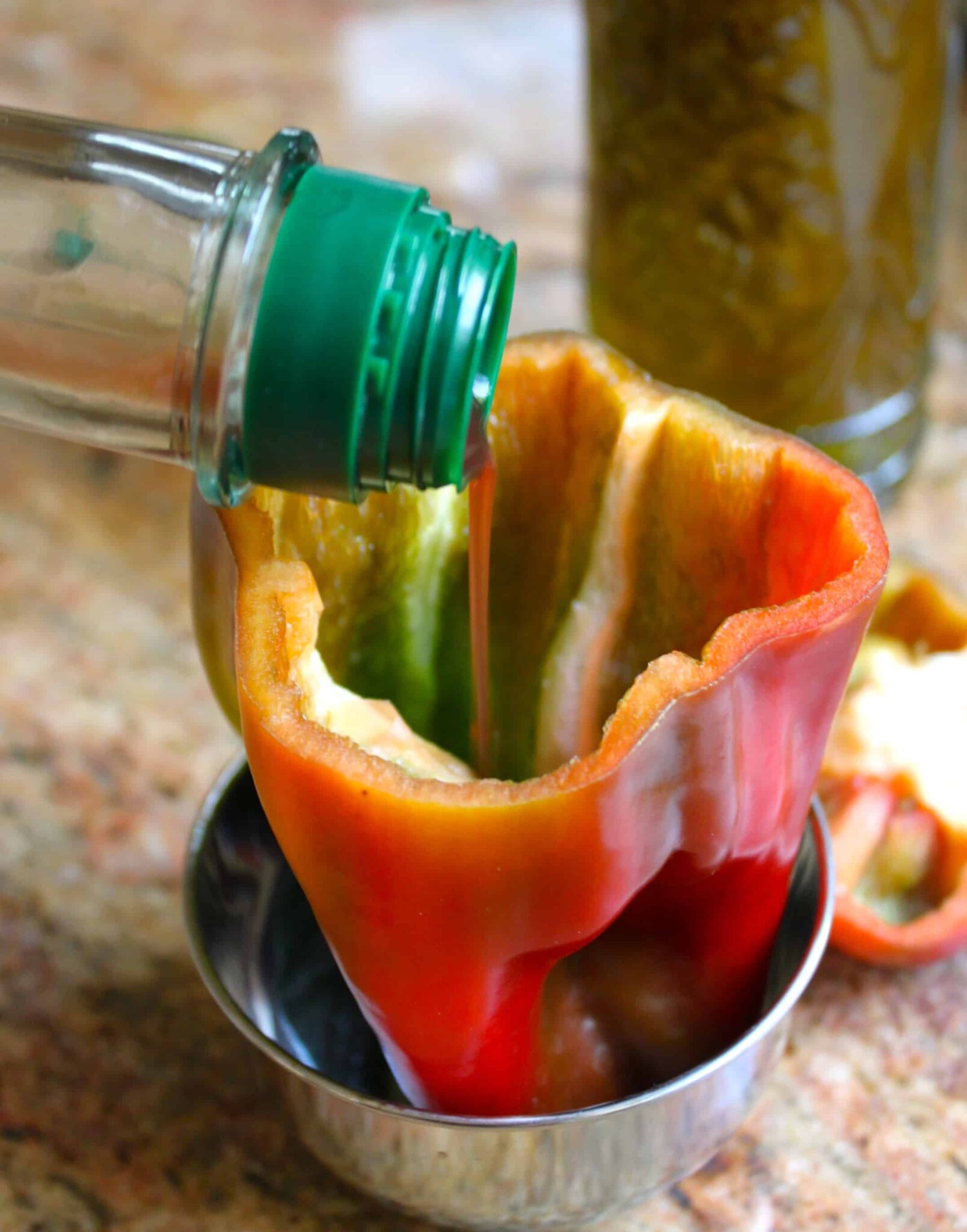 How to Eat a Bell Pepper in a Very Unique Way: an Inside Out Pepper ...