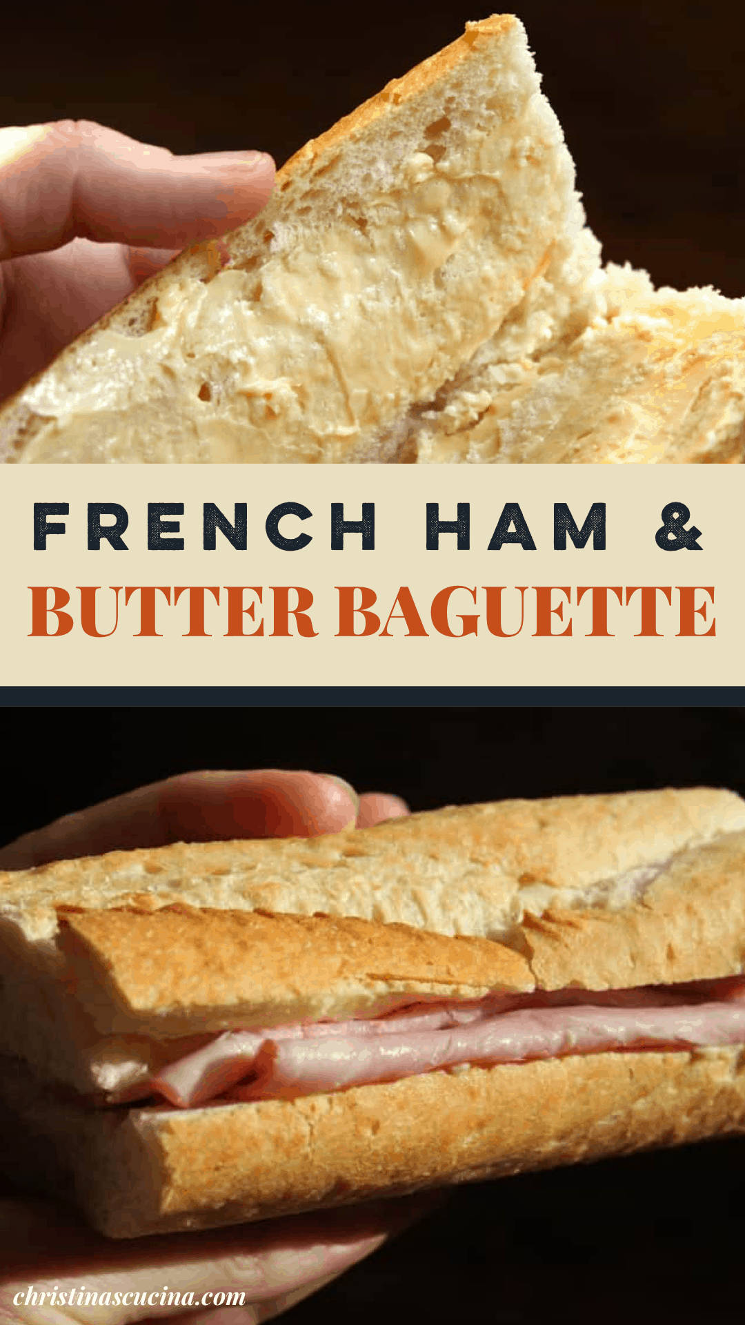 Jambon Beurre (French Ham and Butter Sandwich) - Authentic Italian ...