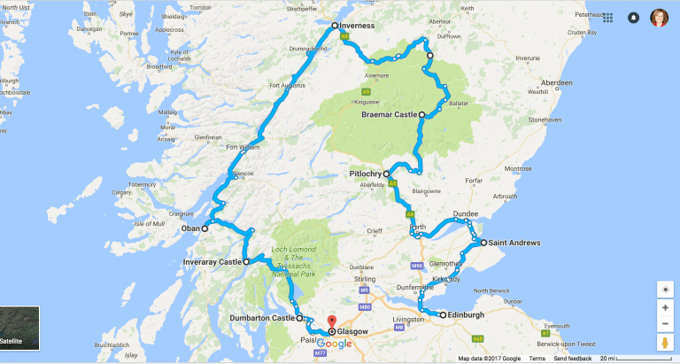 Castle Tour of Scotland (500 Mile Road Trip - Driving Scotland ...