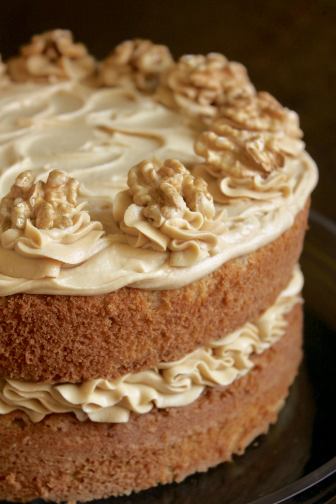 Coffee and Walnut Cake, a Classic British Cake for Afternoon Tea ...