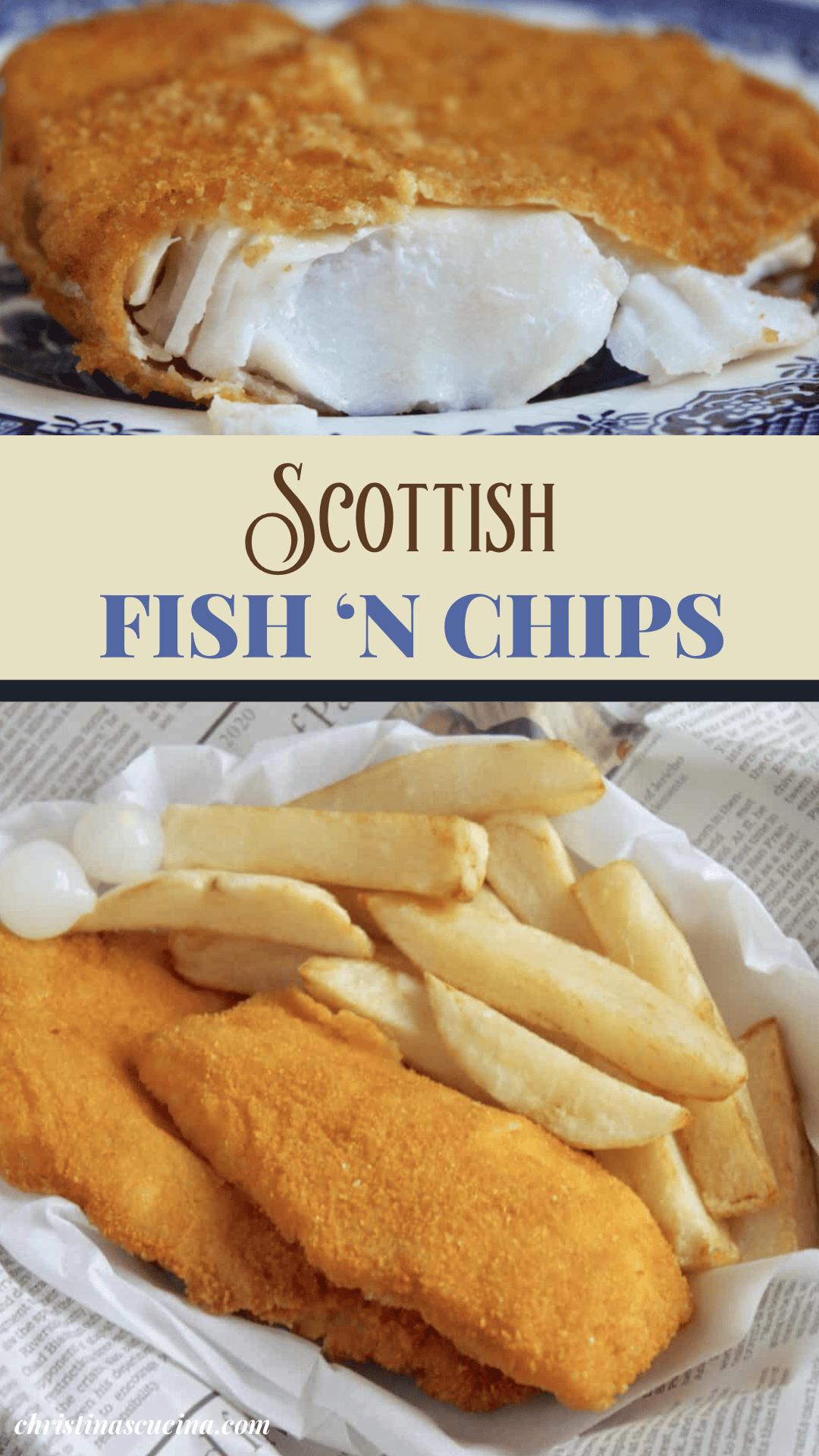 Fish and Chips (Scottish Fish and Chip Shop Recipe) - Authentic Italian ...