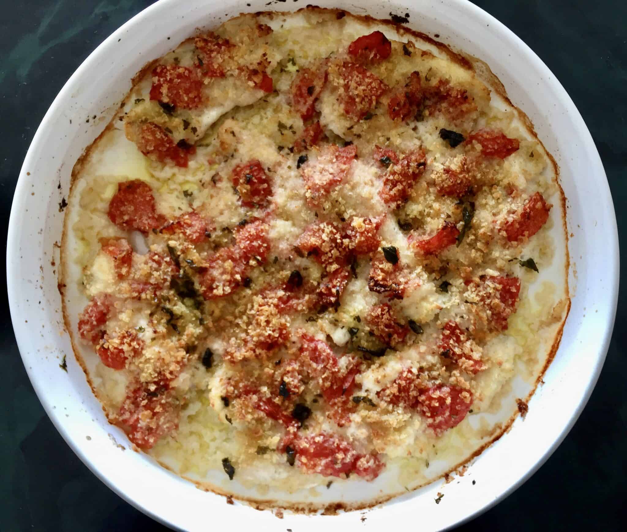 Oven Baked Fish (Italian Style with Tomatoes) - European Food and Travel