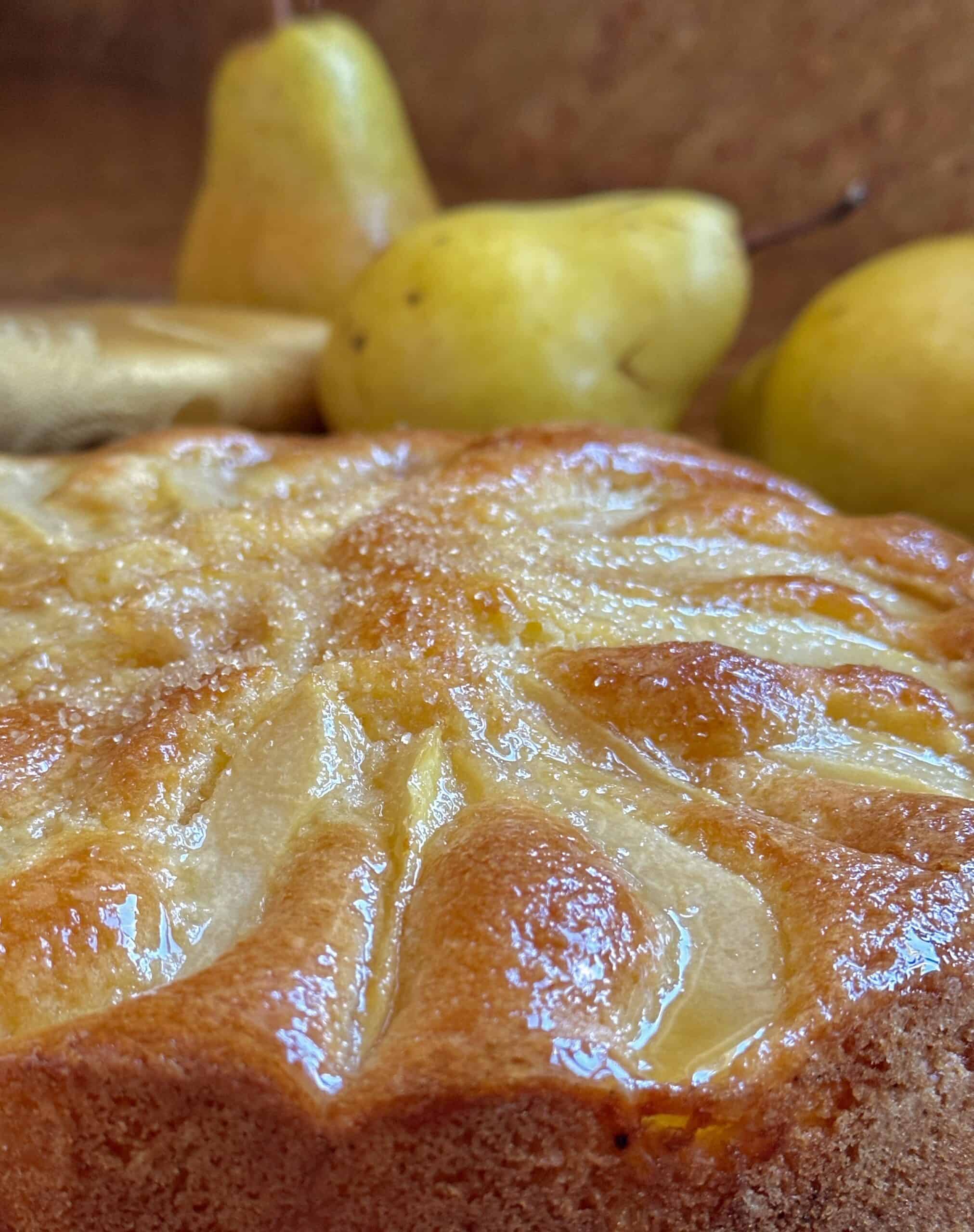 Honey Pear Cake (Easy and Delicious) - European Food and Travel