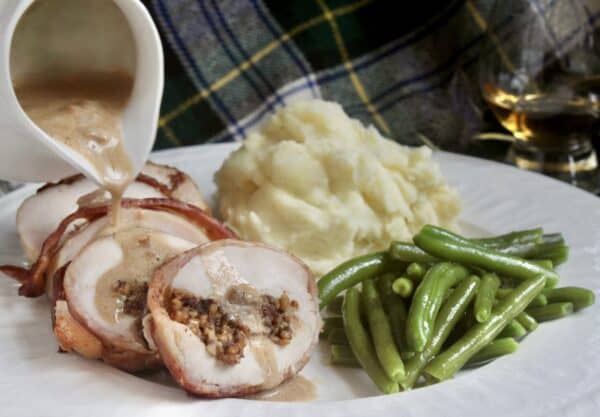 Balmoral Chicken (Recipe with Haggis) Scottish Meal - Christina's Cucina