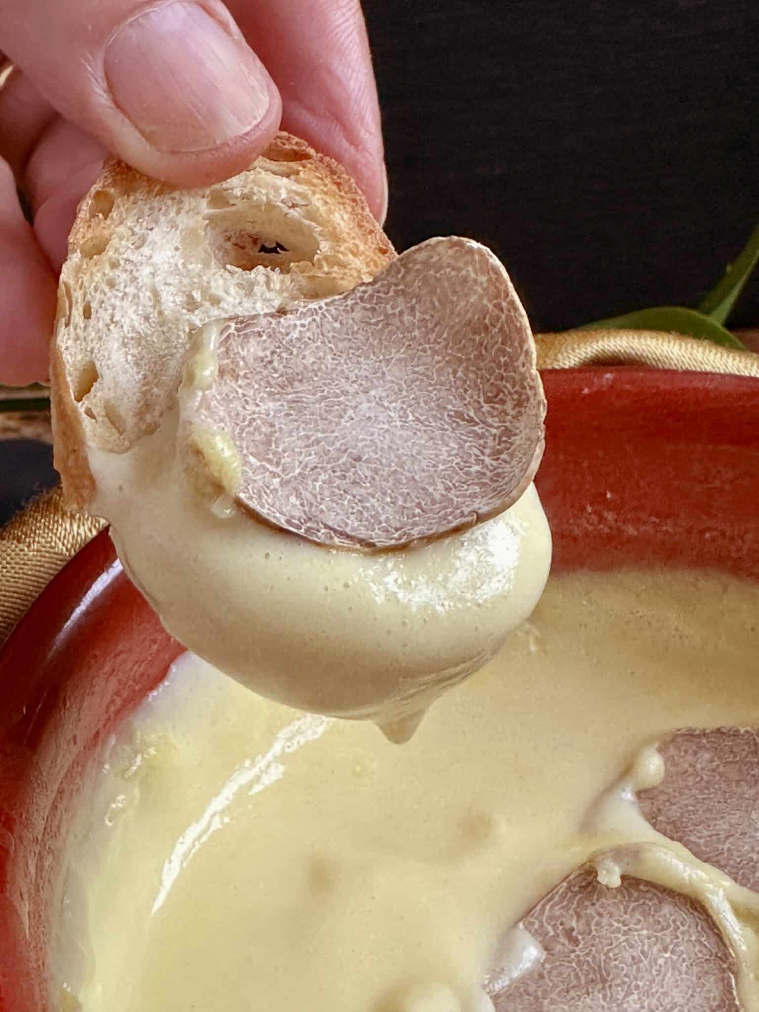 Truffle Fondue (Fonduta al Tartufo) with Fontina Cheese - Authentic ...