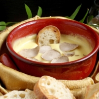 Truffle Fondue (Fonduta al Tartufo) with Fontina Cheese - Christina's ...