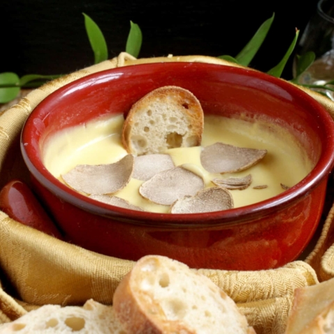 Truffle Fondue (Fonduta al Tartufo) with Fontina Cheese - Christina's ...