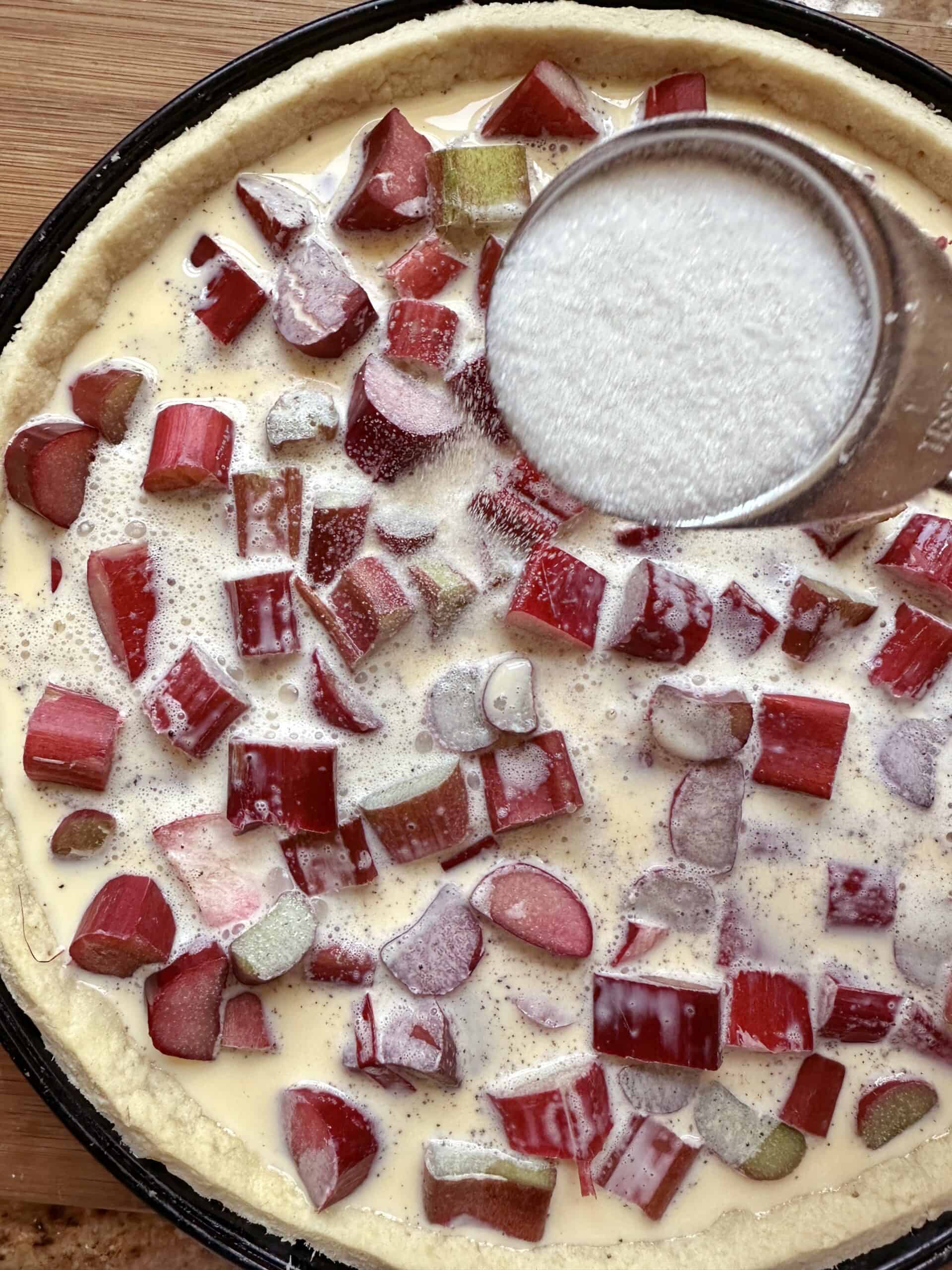Rhubarb Tart (with or Without Meringue) - Christina's Cucina