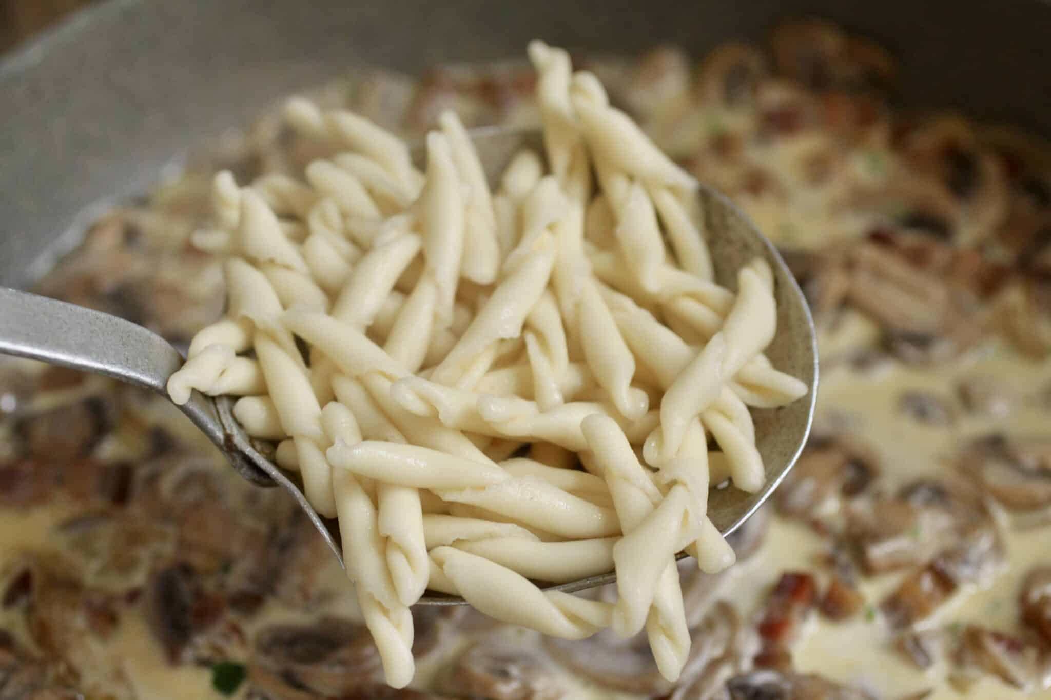 Strozzapreti with Mushrooms - Authentic Italian & Scottish Recipes ...