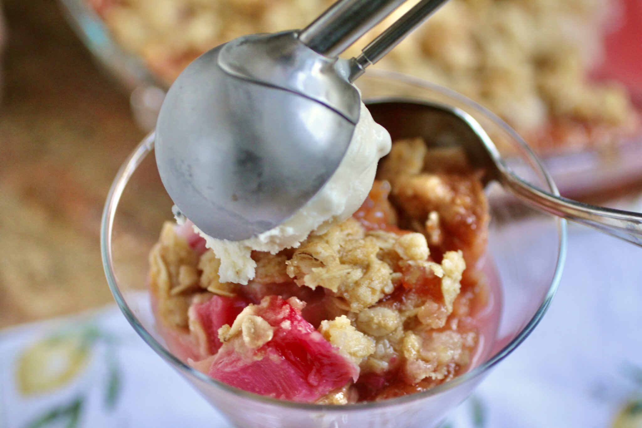 Rhubarb Crisp Recipe - Authentic Italian & Scottish Recipes & Travel ...